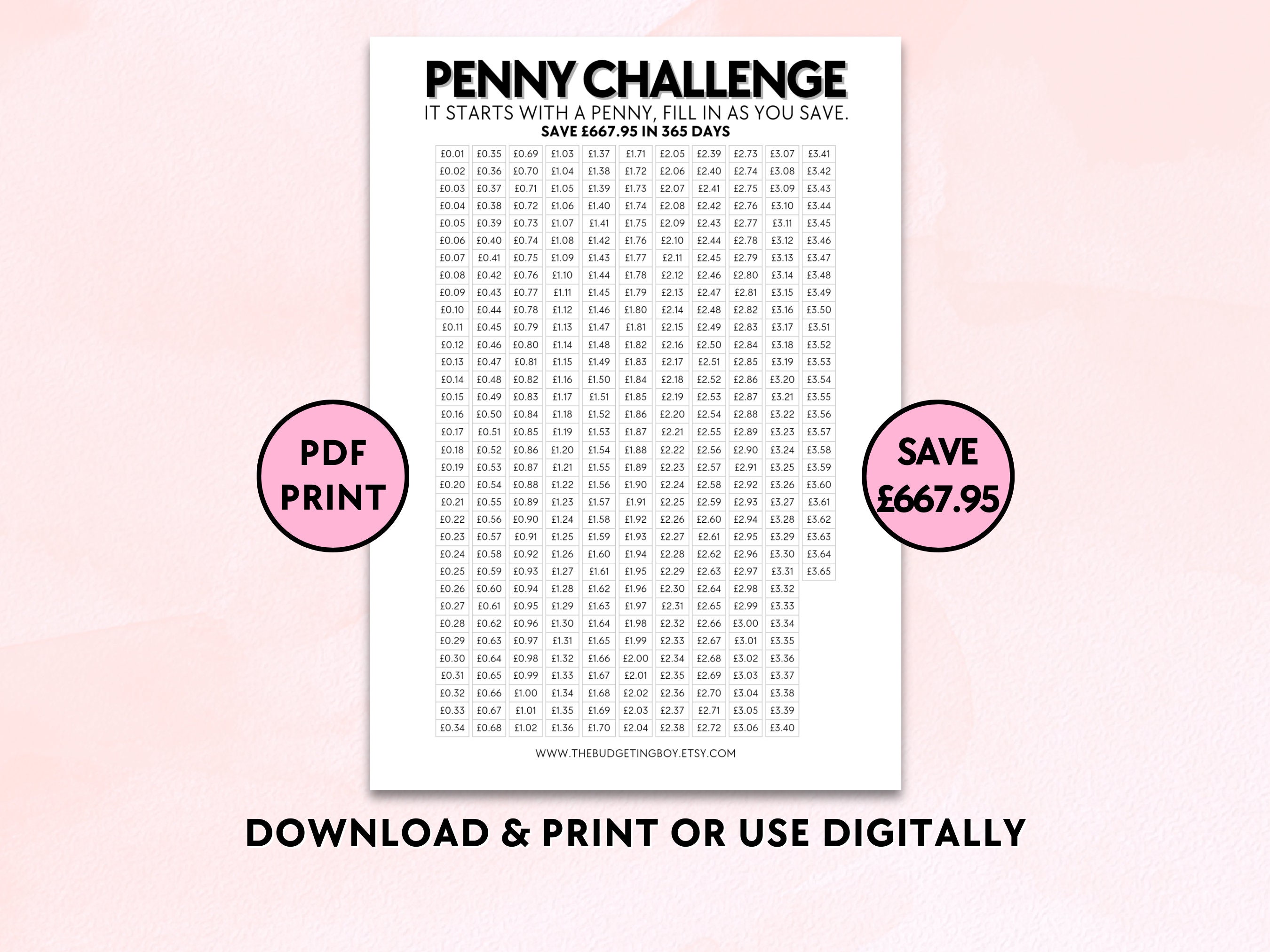 Penny Challenge, 1p Savings Challenge, Penny Savings Challenge, Learn ... Penny Challenge, 1p Savings Challenge, Penny Savings Challenge, Learn ...