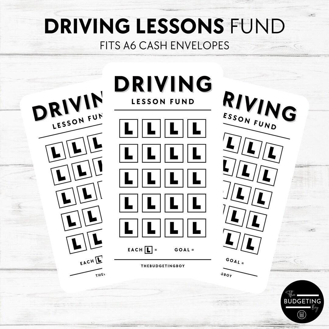 Driving Lessons Savings Challenge, Learning to Drive Fund, Car Tracker ...