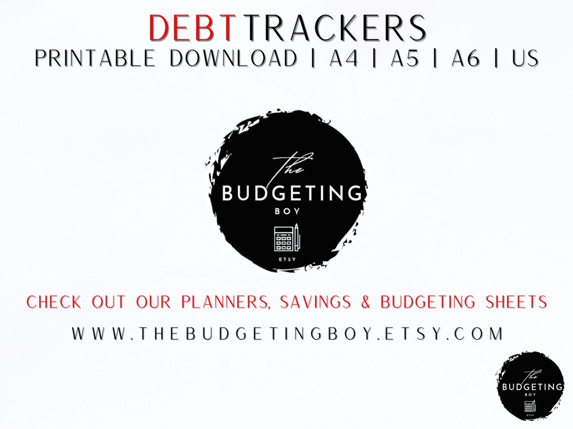 Loan Debt Tracker Printable, Debt Payment Tracker, Debt Jar Template ...