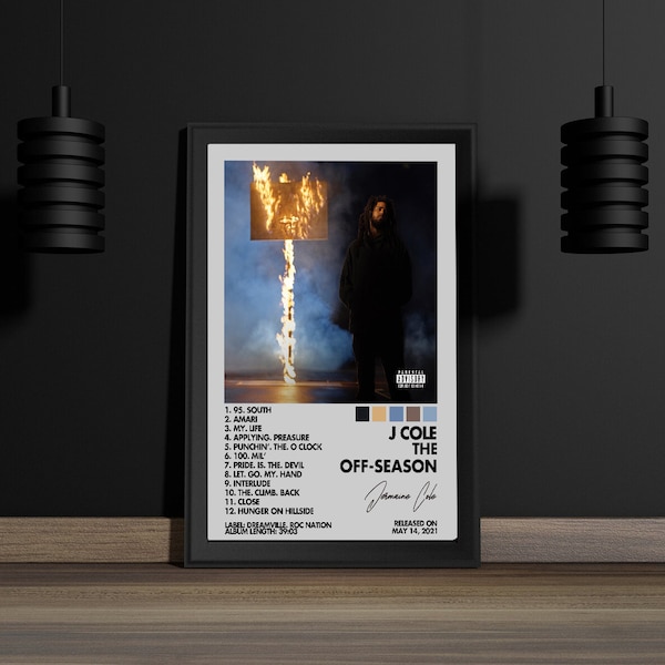 J Cole Album Cover Poster - Etsy