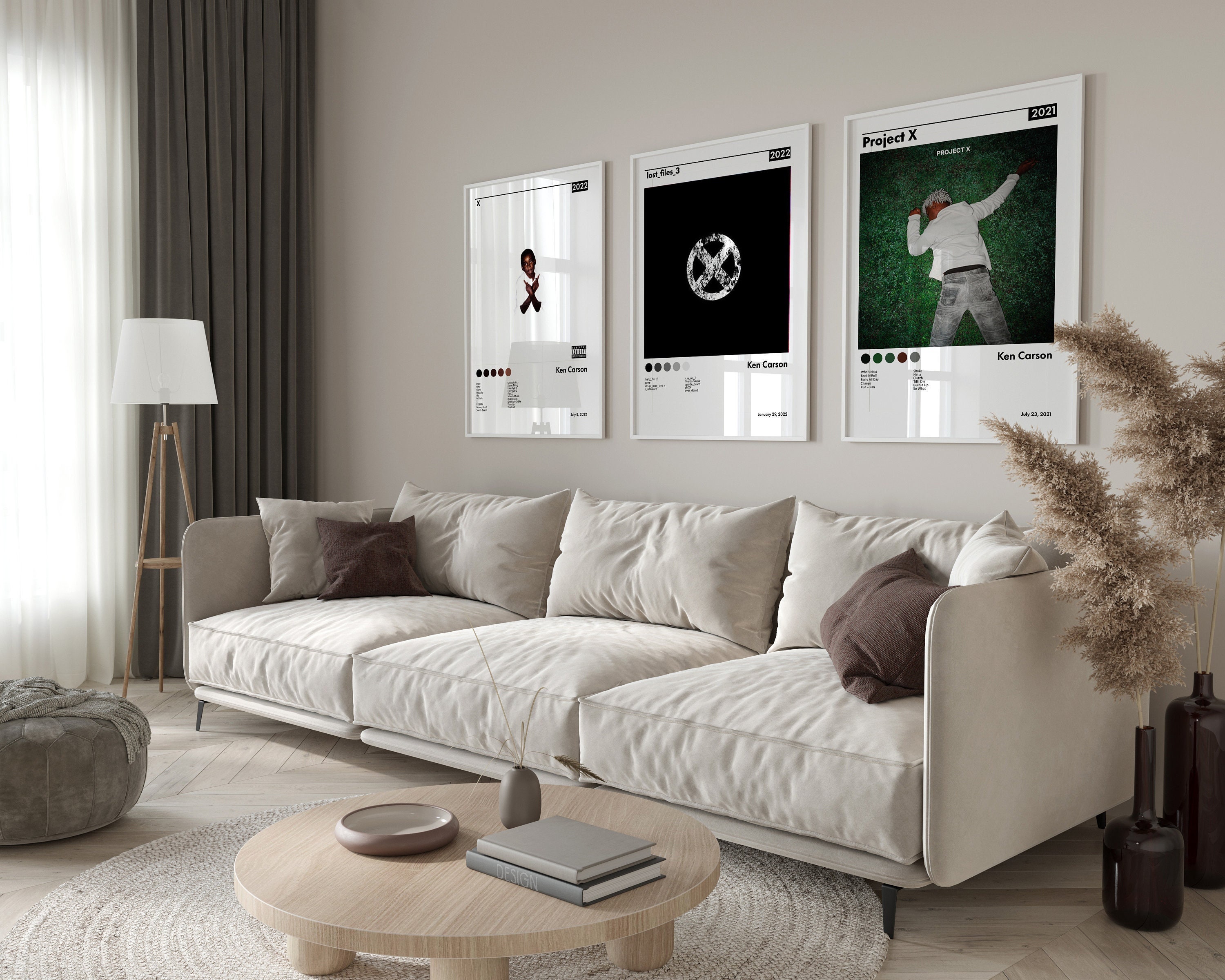 Ken Carson BUNDLE Set of 3 | Album Poster Lost Files 3 | Minimalistic ...