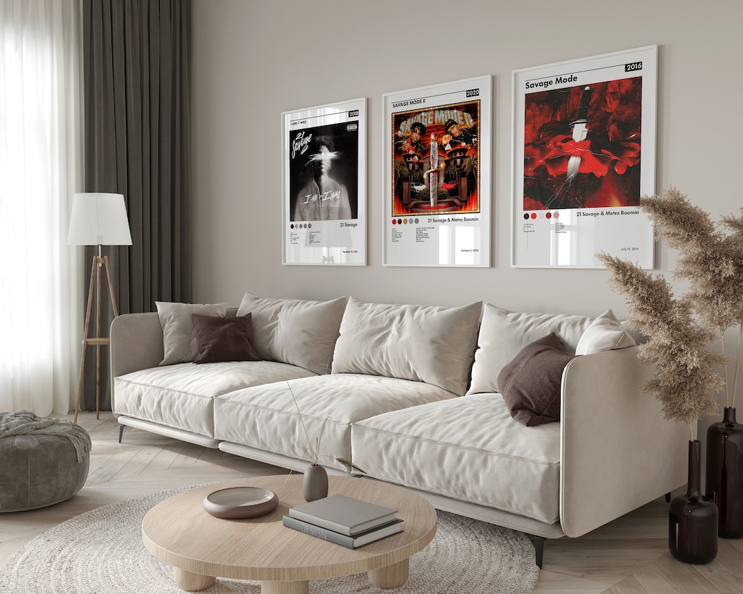 METRO Boomin X 21 SAVAGE Bundle Set of 3 Album Poster Minimalist ...