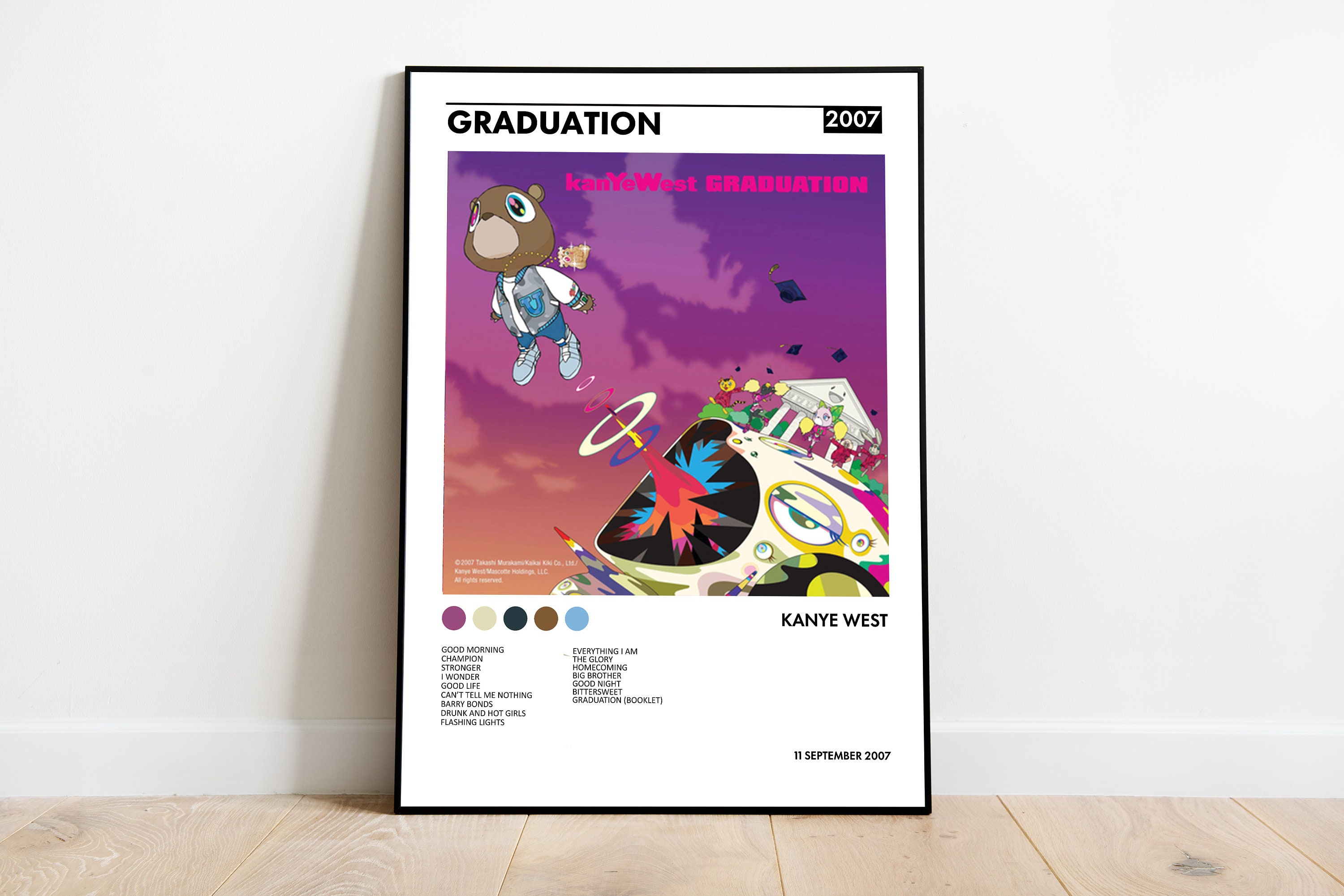 Kanye West Cover Hype Beast Poster, Poster Graduation, Kanye Poster ...