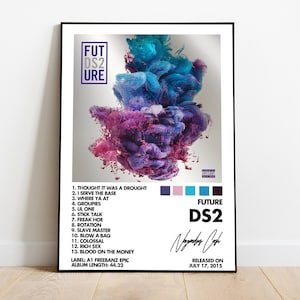 Future - DS2 Album Poster Print: Retro Music Wall Art (digital Download ...
