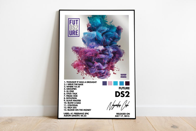 Future - DS2 Album Poster Print: Retro Music Wall Art (digital Download ...
