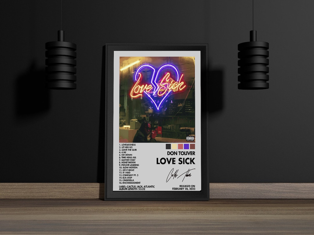 Don Toliver - Love Sick Album Cover Art Poster (digital Download) - Etsy