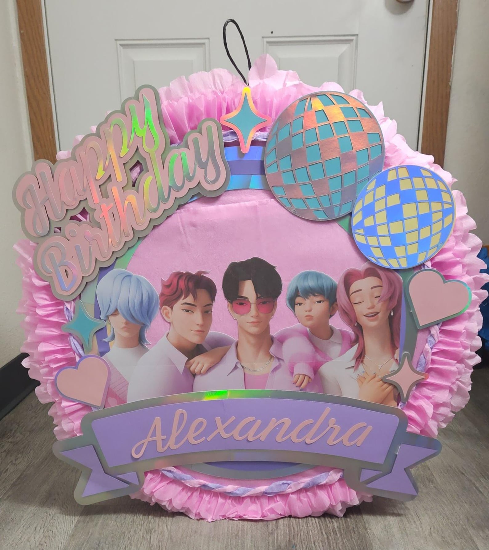 Kpop Demon Hunters Piñata Saja Boys Pink - Etsy