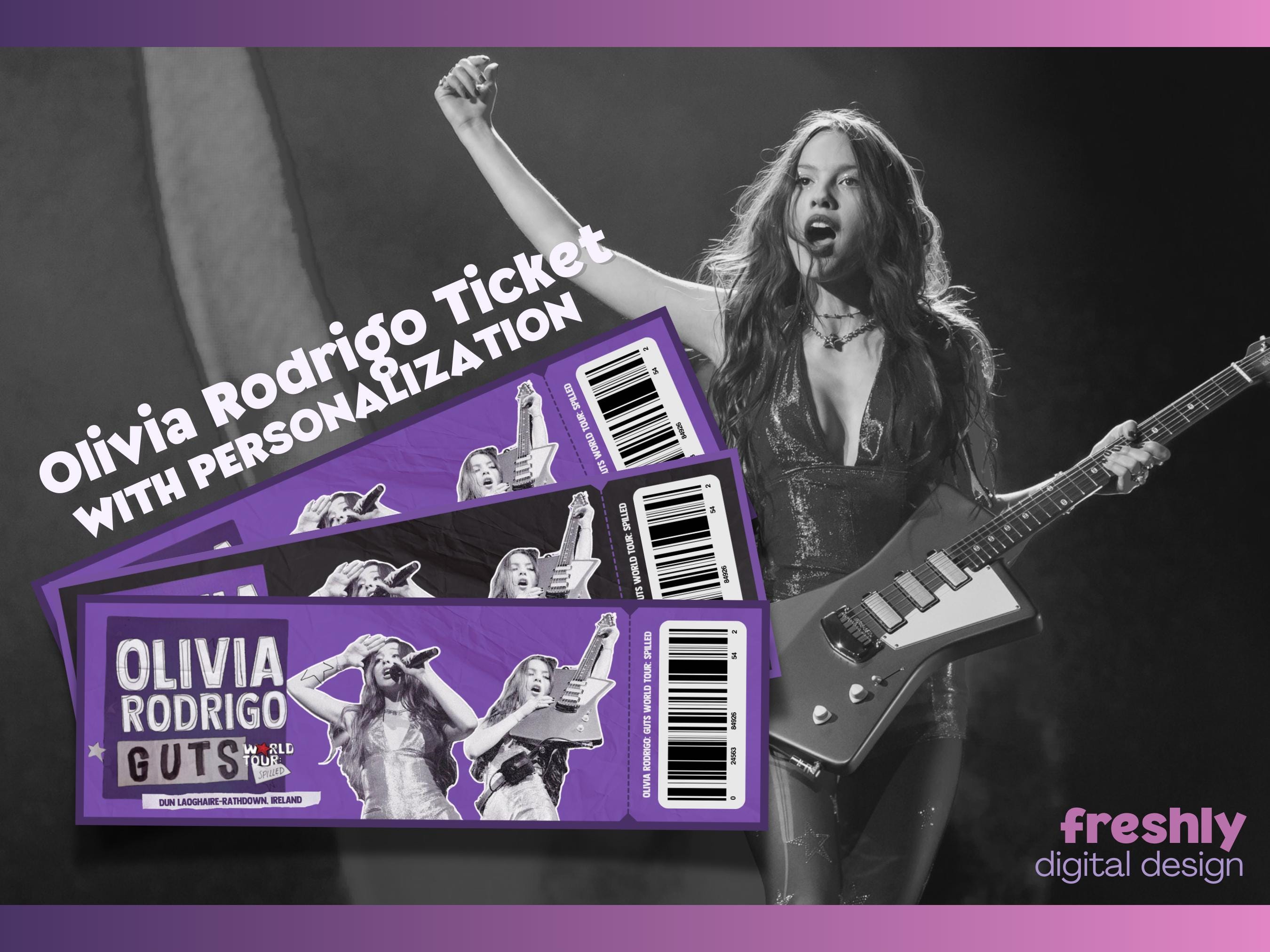 Printable Decorative Ticket Guts World Tour: SPILLED W/ Personalization ...