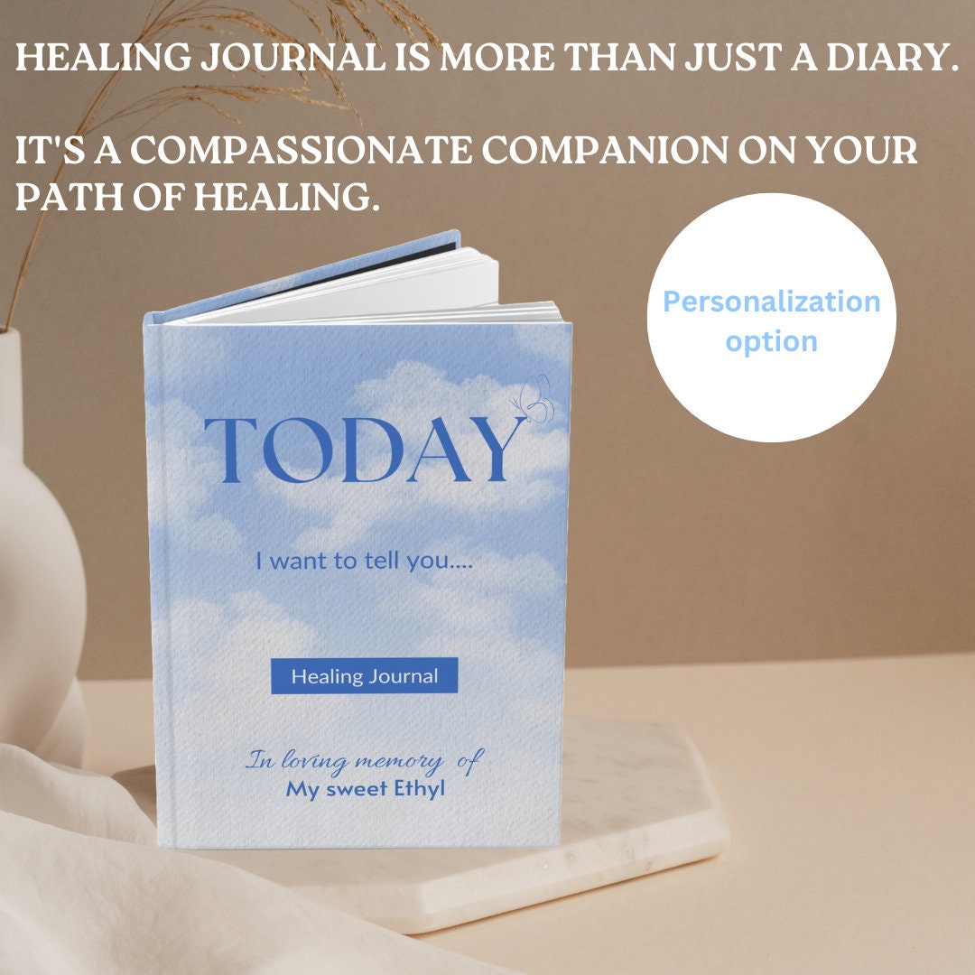 Hardcover Healing Journal: A Journal to Help You Through Your Grief ...
