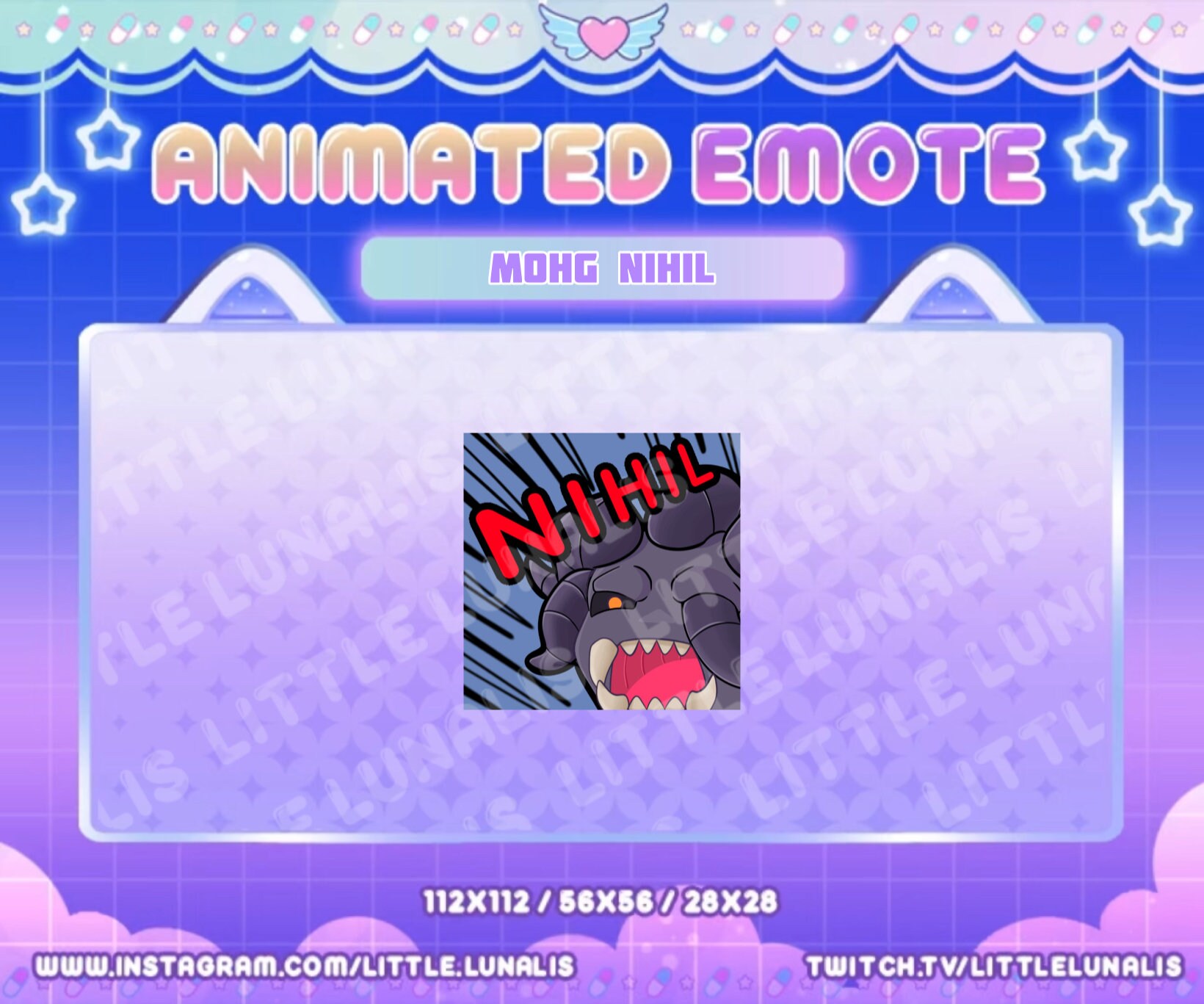 Animated Cute Mohgwyn Nihil for Twitch Streamers, Discord, Youtube ...