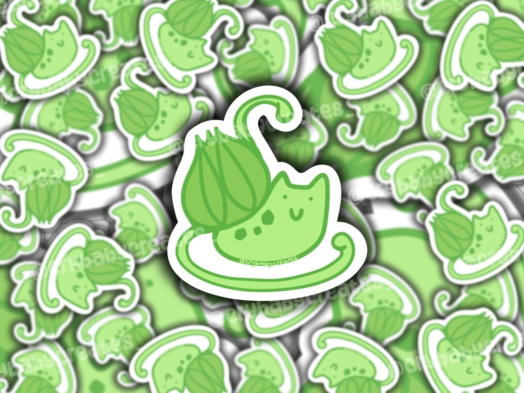 Bulb Grass Monster fan Art Vinyl Laminated Sticker - Etsy