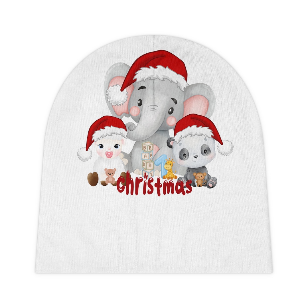 Baby's First Christmas Baby Panda Lamb Elephant Baby - Etsy