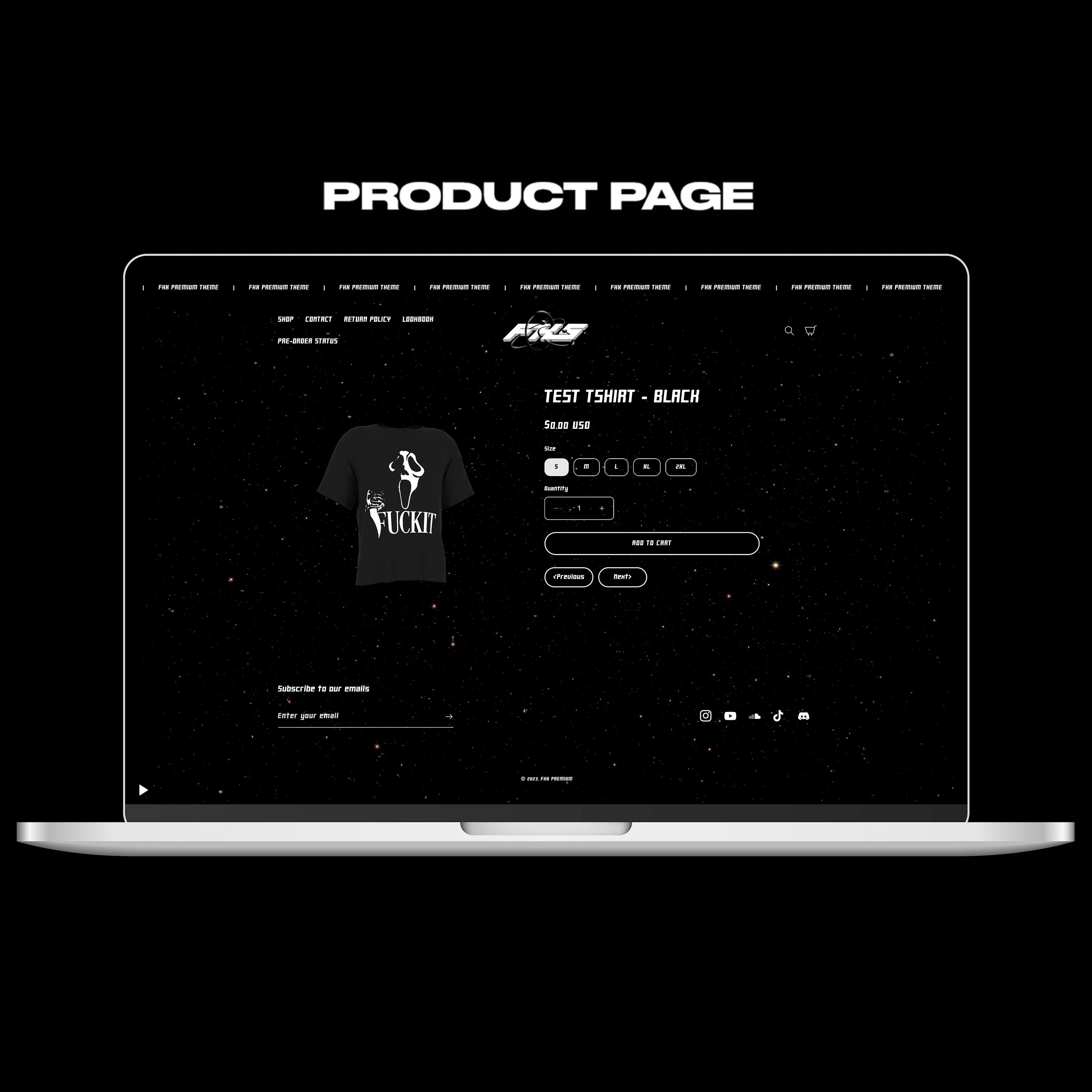 FKX Premium Shopify Streetwear 3D INTERACTIVE Theme! for Brand Owners ...