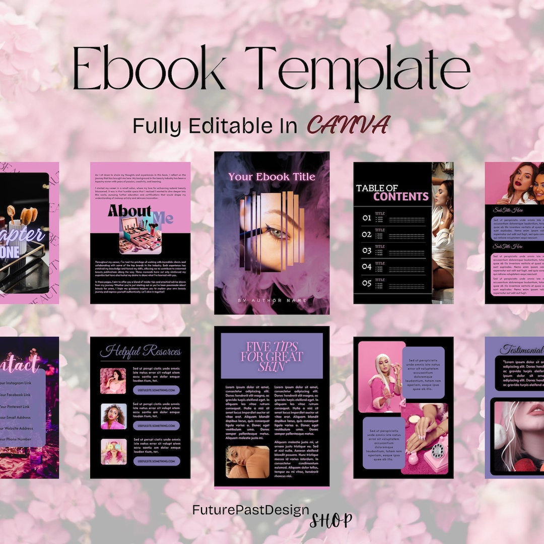 Ebook Template Canva, Editable Lead Magnet, Coaching Guide Book, Course ...