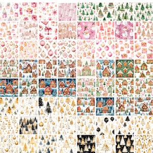 Christmas Clipart Mega Bundle | Christmas Mega Bundle Clipart | Gold ...