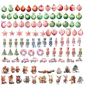 Christmas Clipart Mega Bundle | Christmas Mega Bundle Clipart | Gold ...