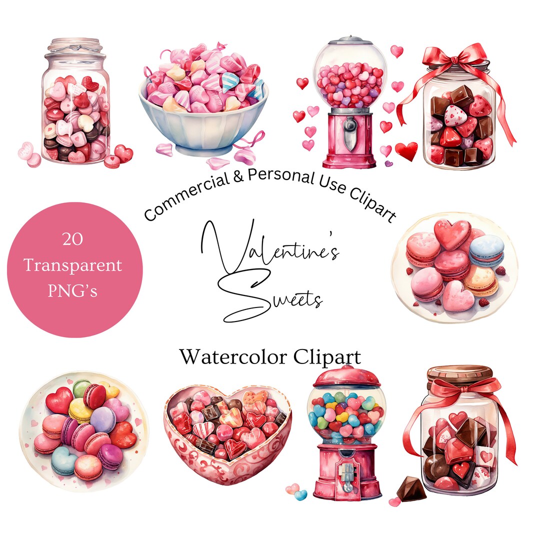 Valentines Sweets Clipart | Valentines Sweets Chocolate Clipart ...
