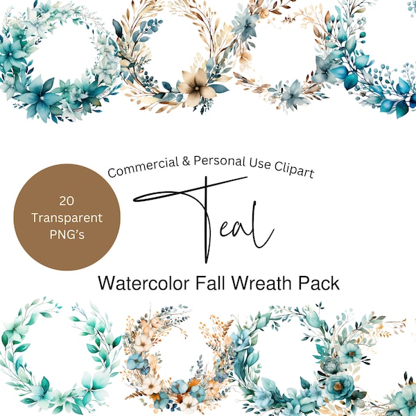 Turquoise Wreath - Etsy