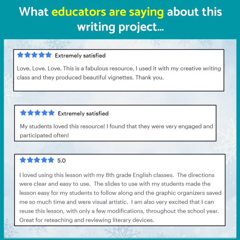 Homeschool Curriculum English ELA Christmas Holiday Activity: Creative ...