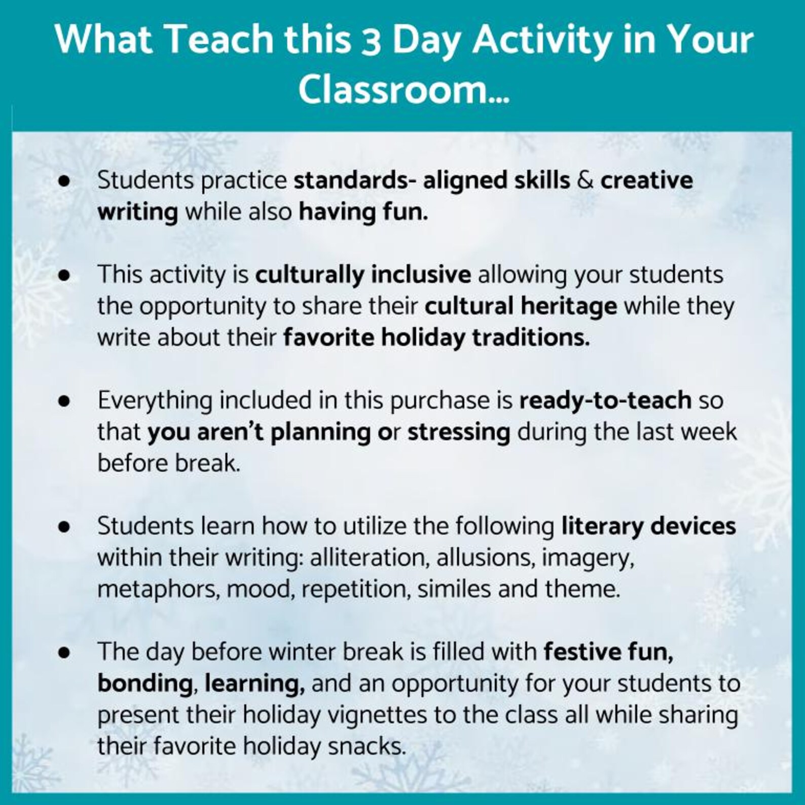 Homeschool Curriculum English ELA Christmas Holiday Activity: Creative ...