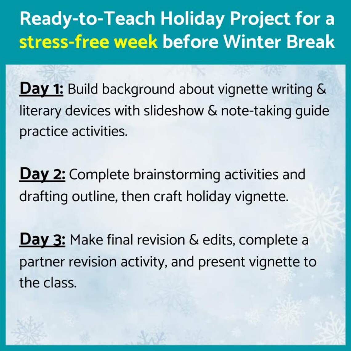 Homeschool Curriculum English ELA Christmas Holiday Activity: Creative ...