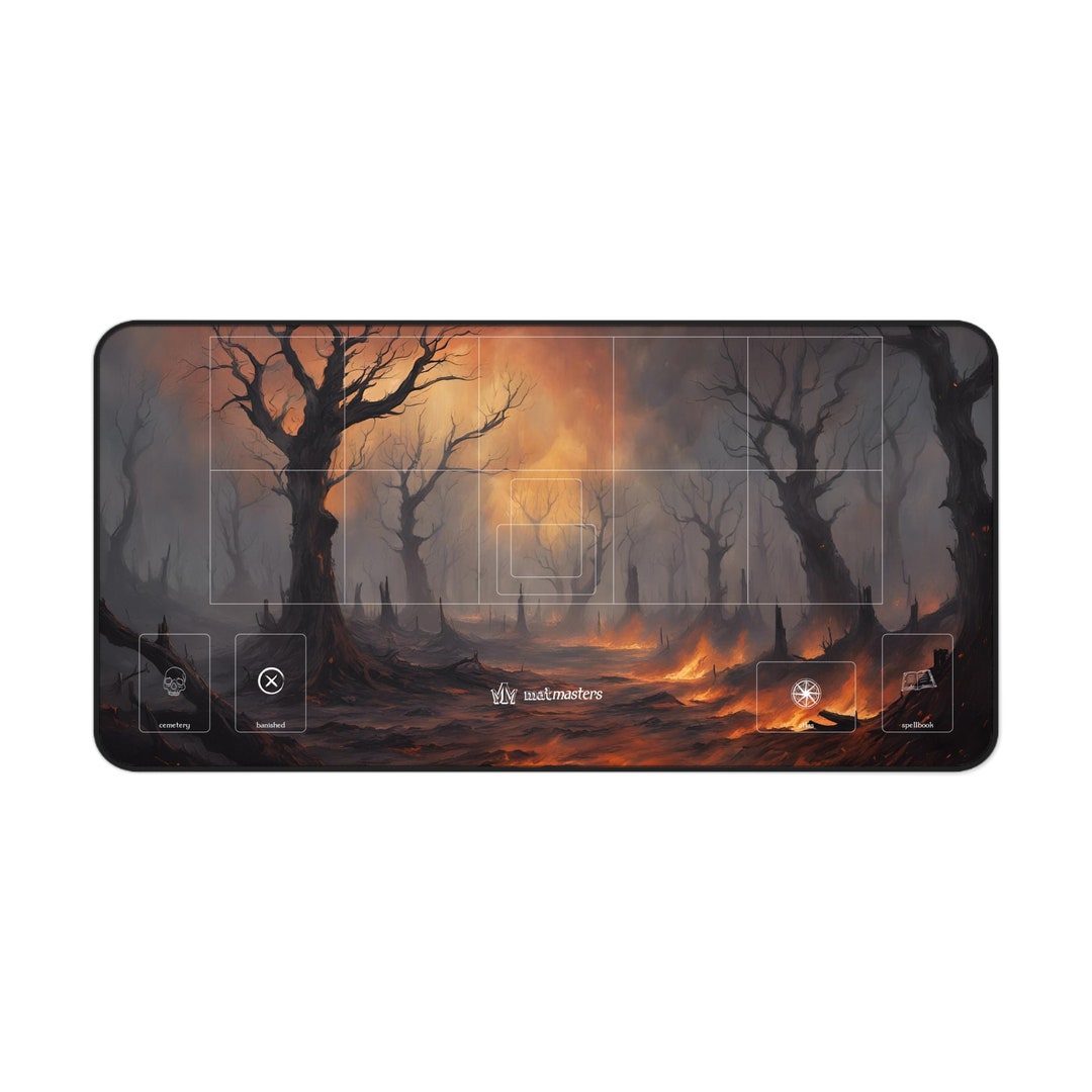 Playmat XL "burning Forest" - Sorcery: Contested Realm - Fire Element ...