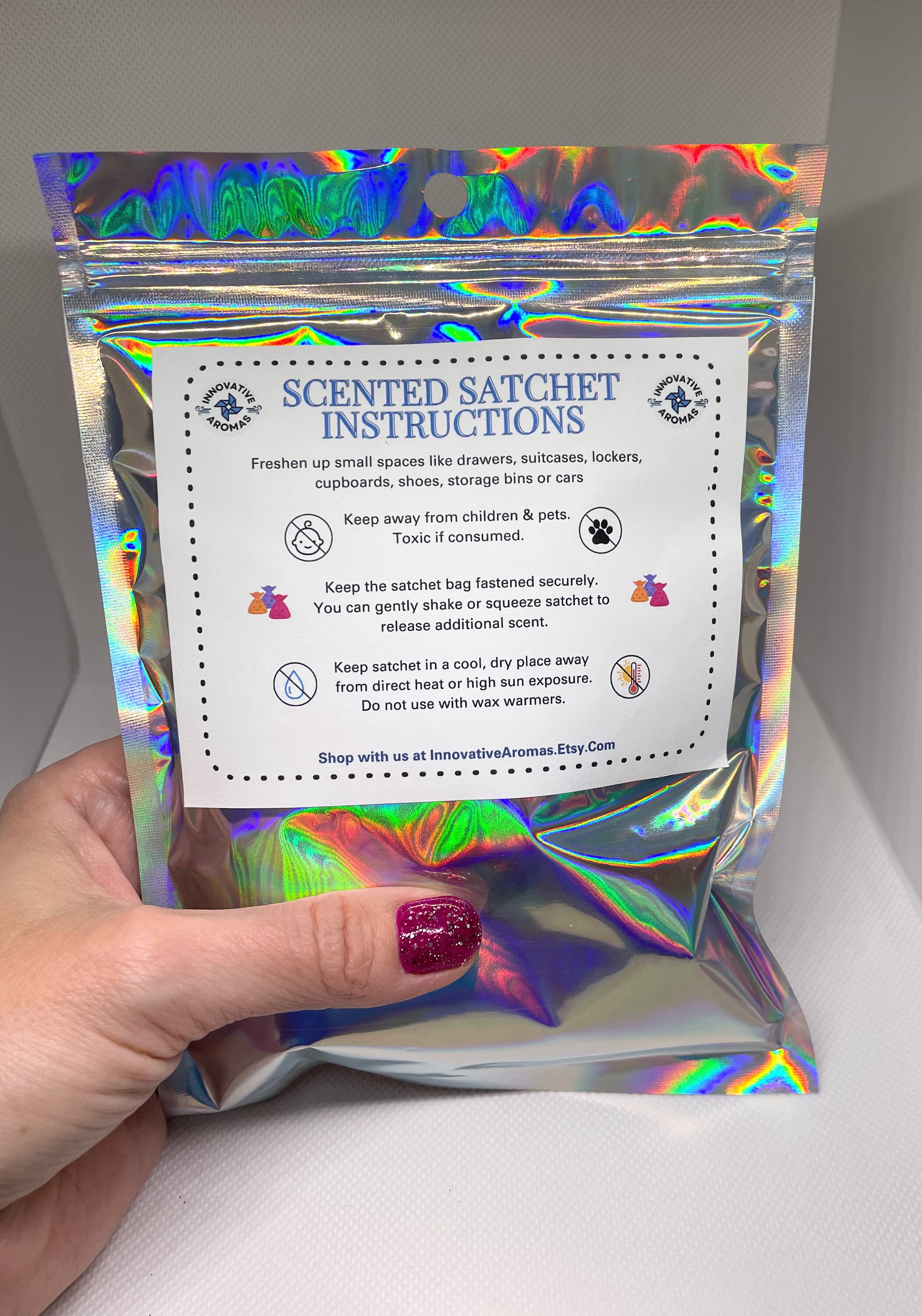 Set of 3 Ocean Breeze Scented Sachets Highly Scented Aroma Bead ...