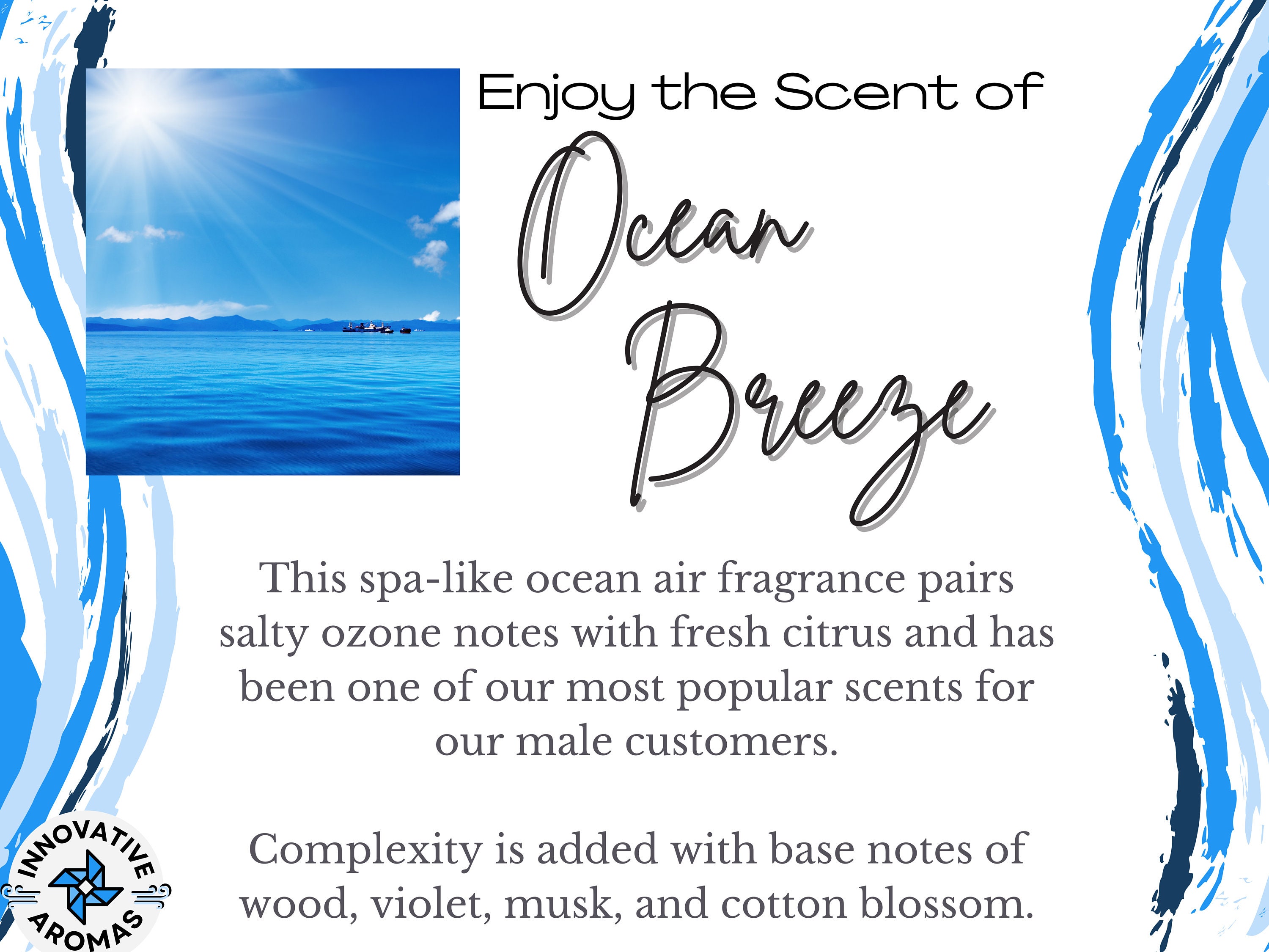 Ocean Breeze Scented Sachet Set | Aroma Bead Air Freshener - Etsy