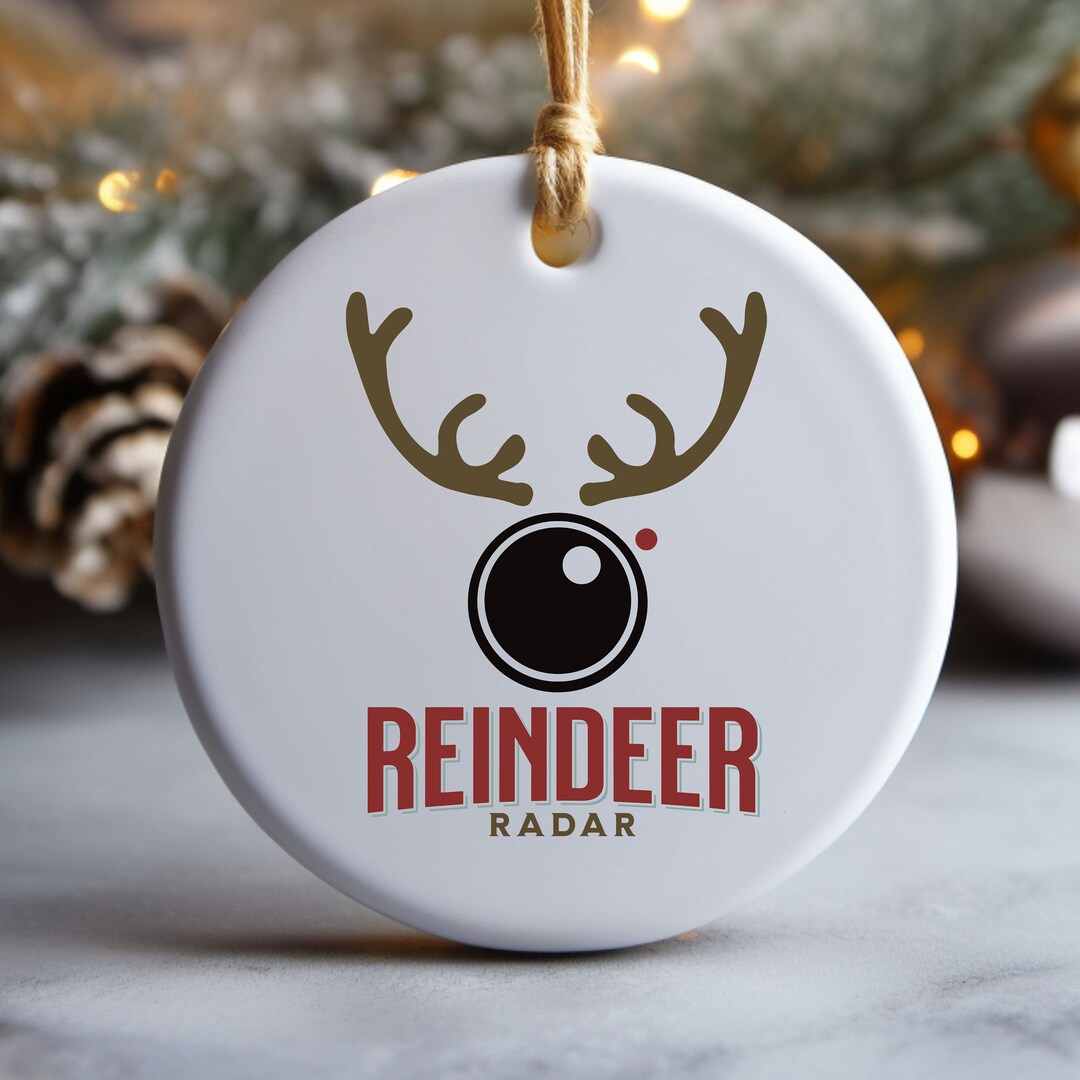 Santa Cam Ornament Reindeer Radar 2023 Christmas Keepsake - Etsy