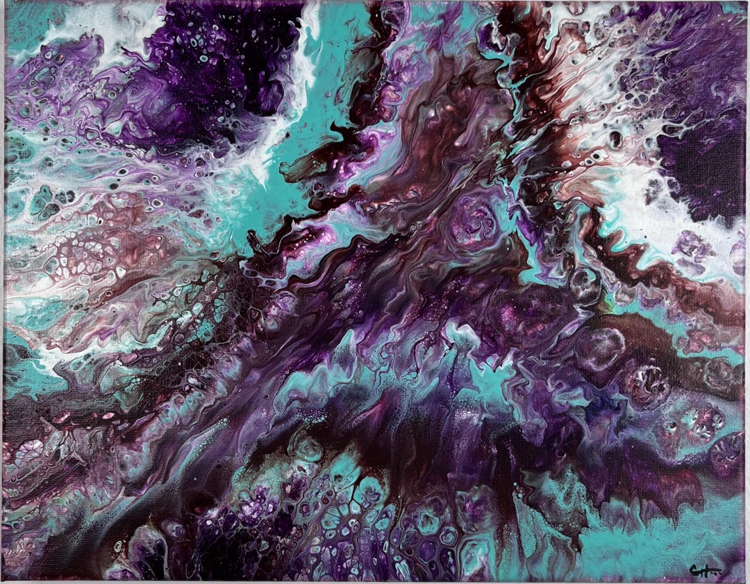 Swoosh Flow Art - Etsy