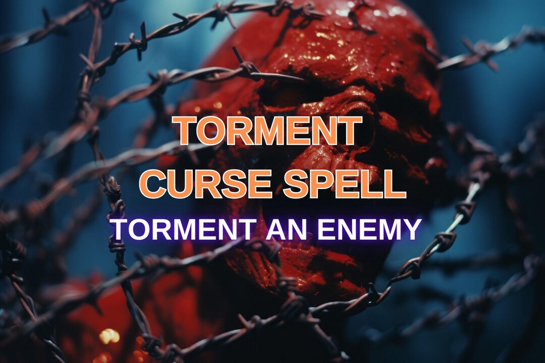 Torment Curse Spell: Revenge, Bad Luck, Justice - Etsy