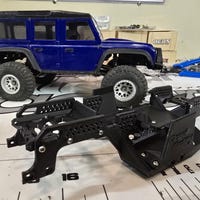 DIGITAL STL 3D Print File - Crawler Mk23 Flatbed - 1/18 TRX4M RC Body ...