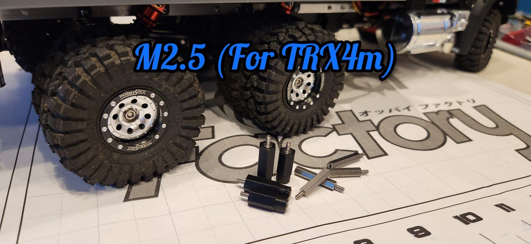 Oppai Factory M2.5 7mm Dually Hex Adapters for Trx4m (2 Pairs) - Etsy