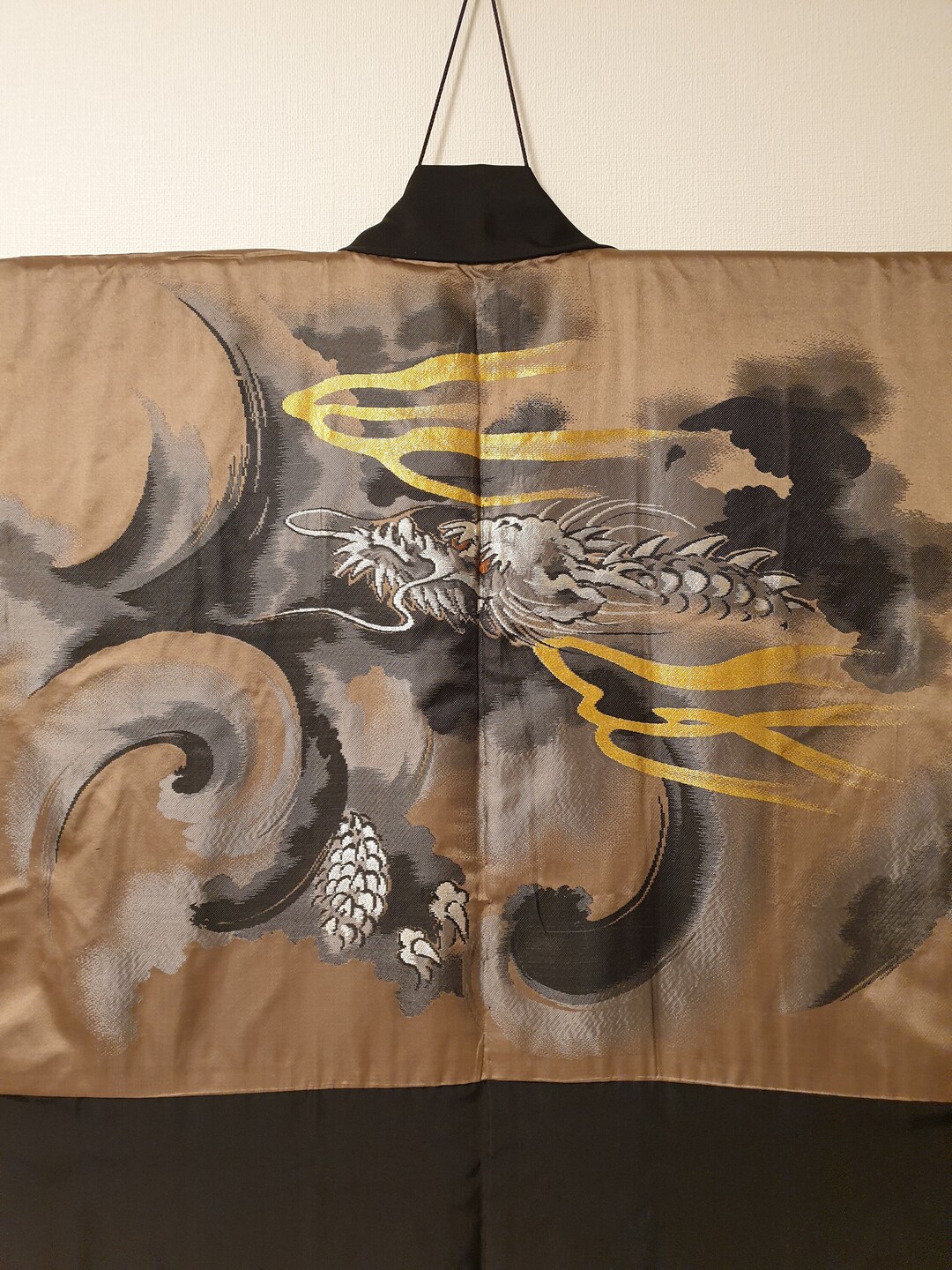 RYU Rising Dragon Vintage Silk Haori Kimono Jacket - Etsy