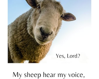 His Sheep Hear His Voice Digital Download - Etsy