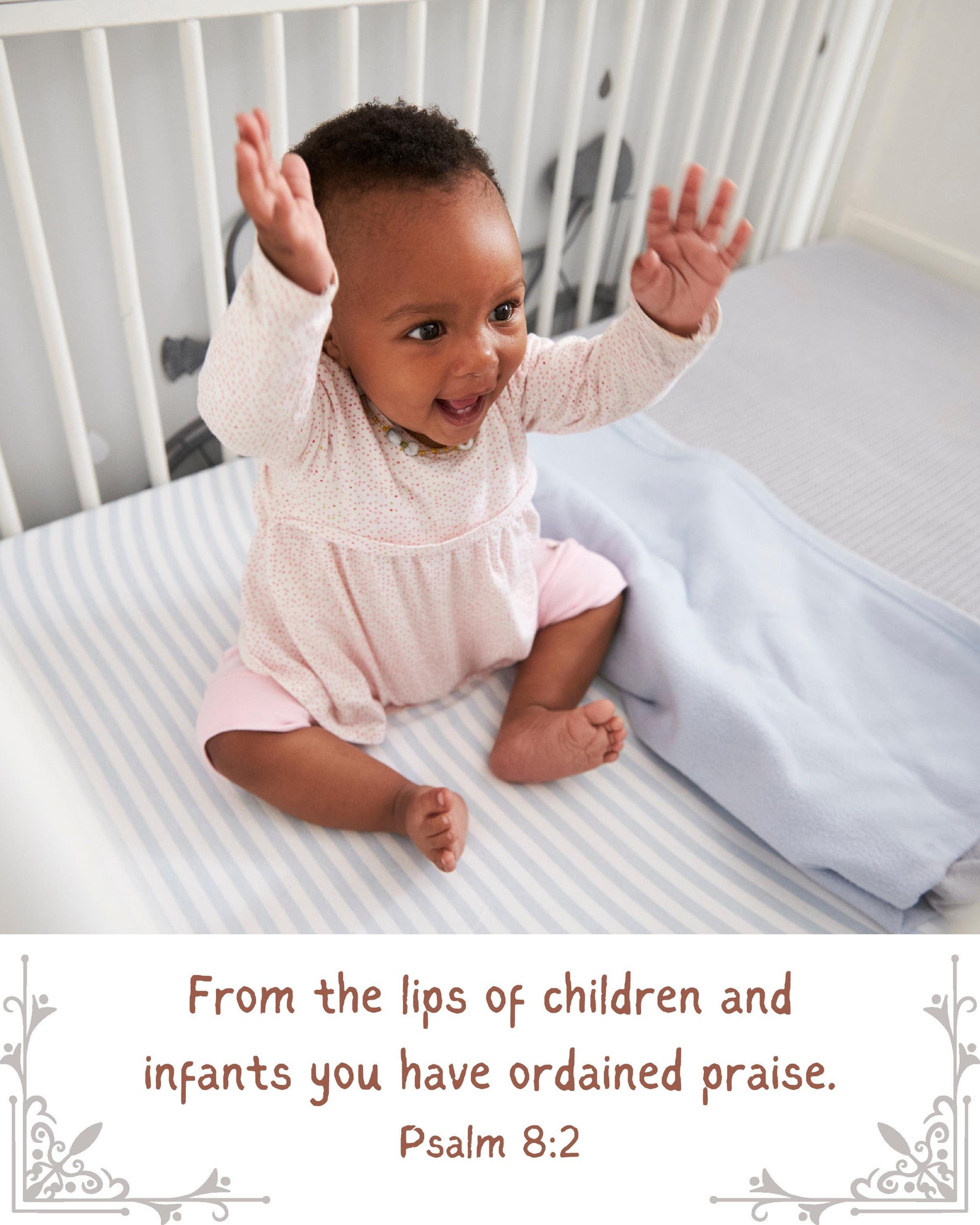 Babies Praise in Two Sizes, With Bible Verse, Available for Instant ...