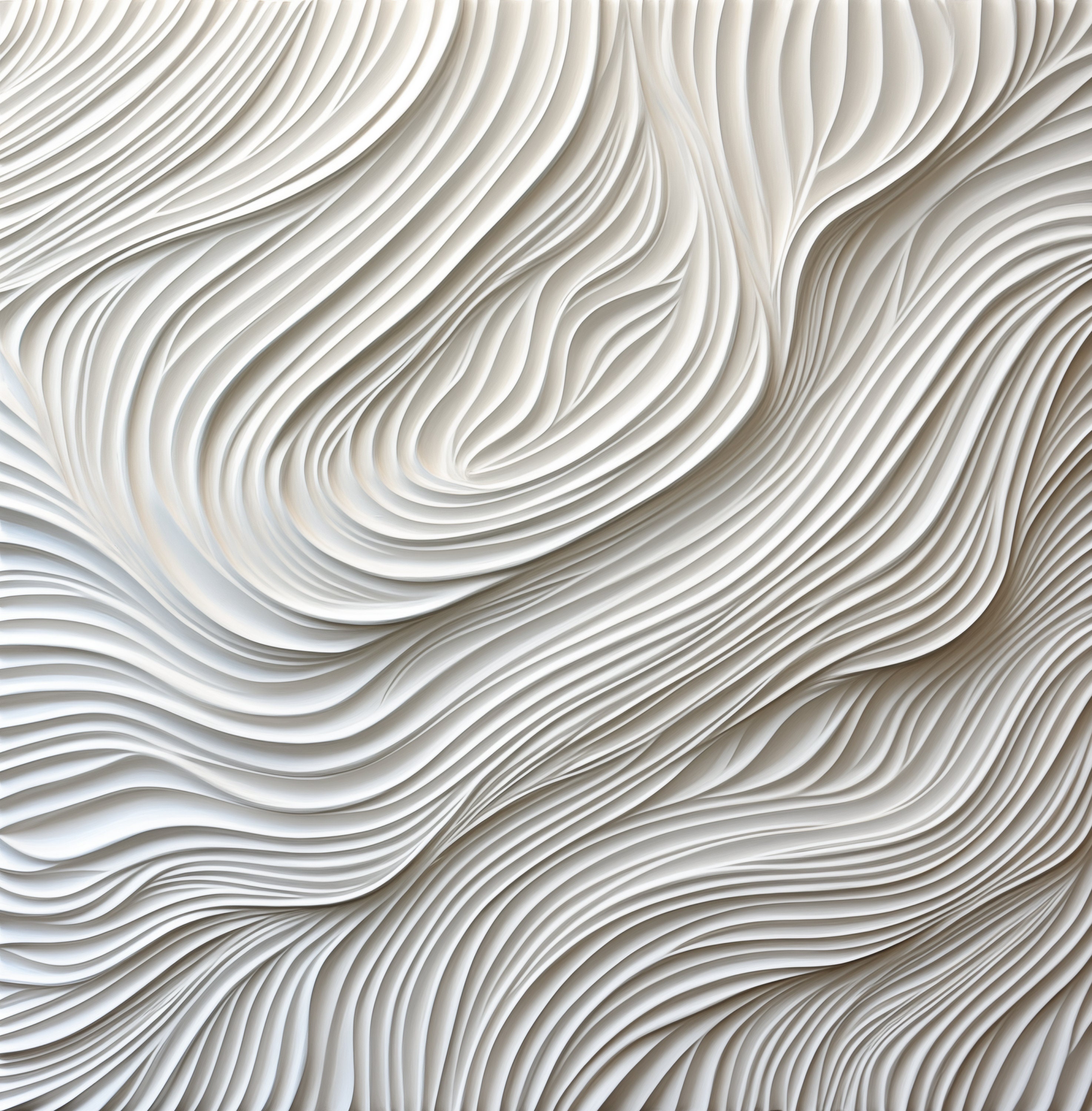 Abstract 3D Relief Painting Canvas 3/3, Painting Art, Wall Decor, Wall ...