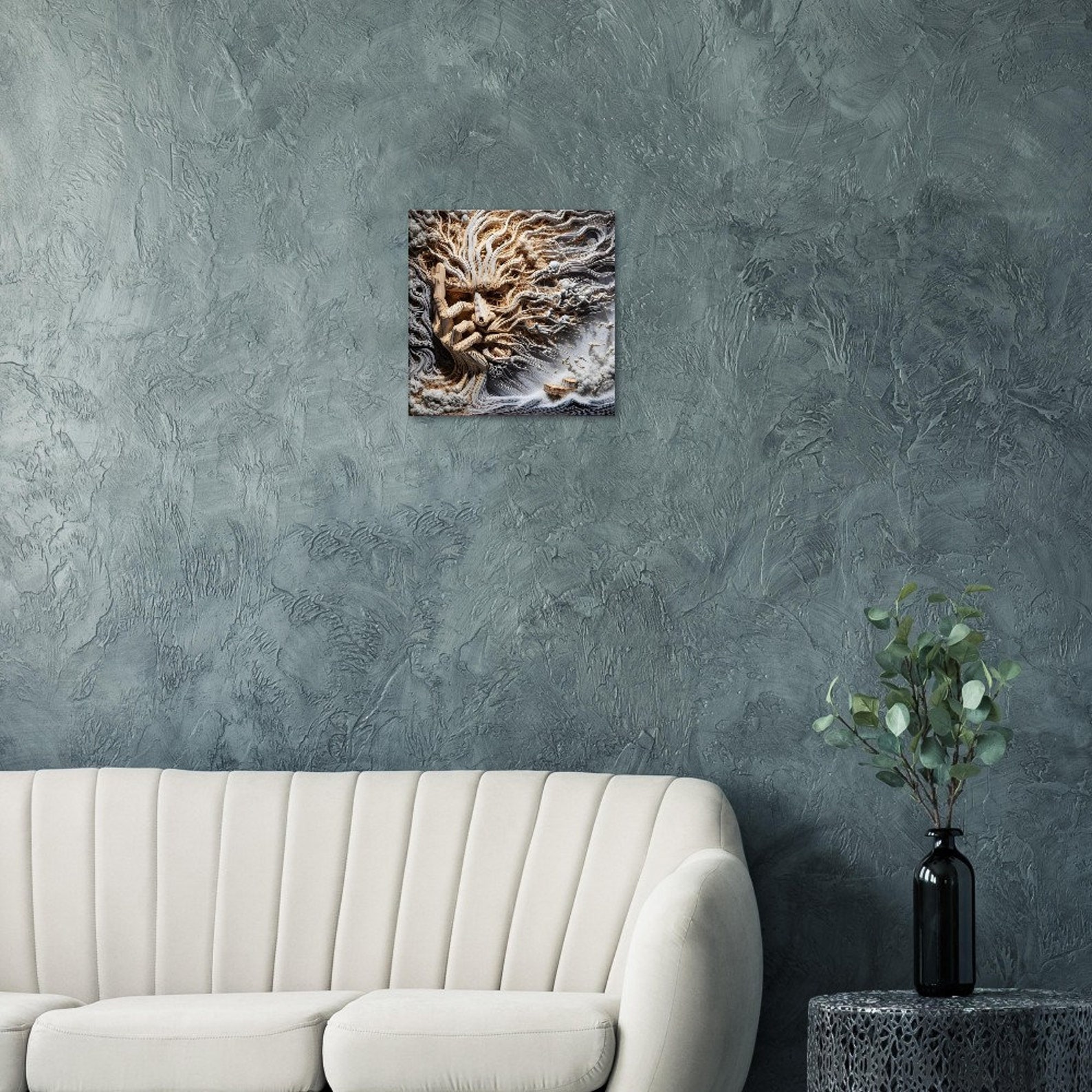 Poseidon Greek Mythology 3D Relief Painting Canvas - Etsy