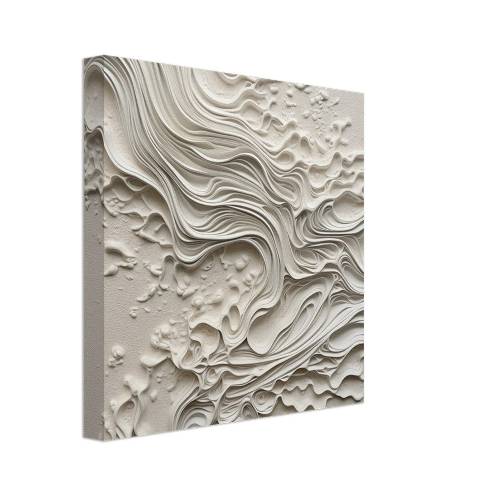Abstract 3D Wave Relief Painting Canvas, Wall Art, Painting Art - Etsy
