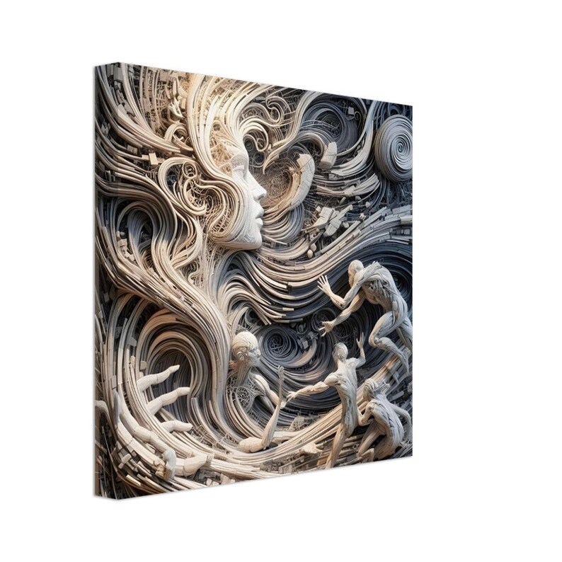 Hephaestus Greek Mythology 3D Relief Painting Canvas - Etsy