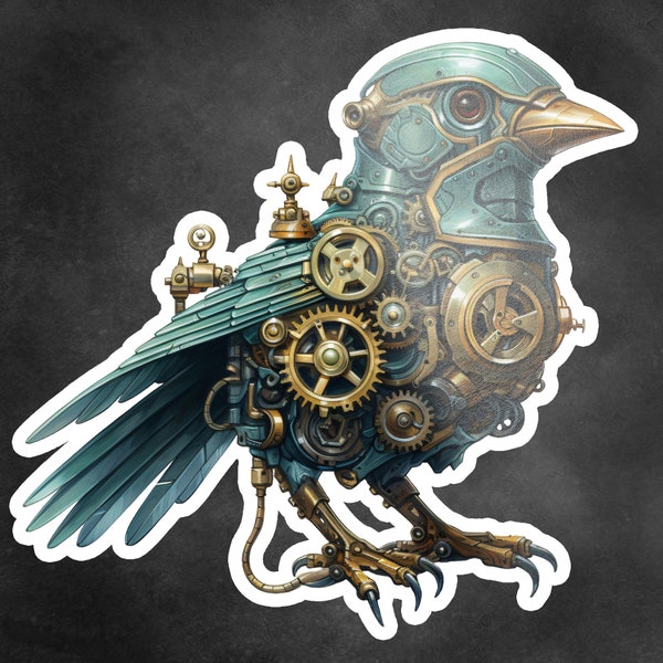 Steampunk Bird - Etsy