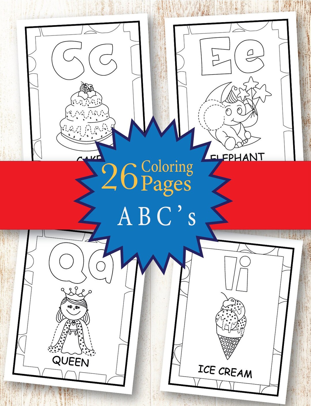 ABC Coloring Pages for Students Alphabet Coloring Pages for - Etsy