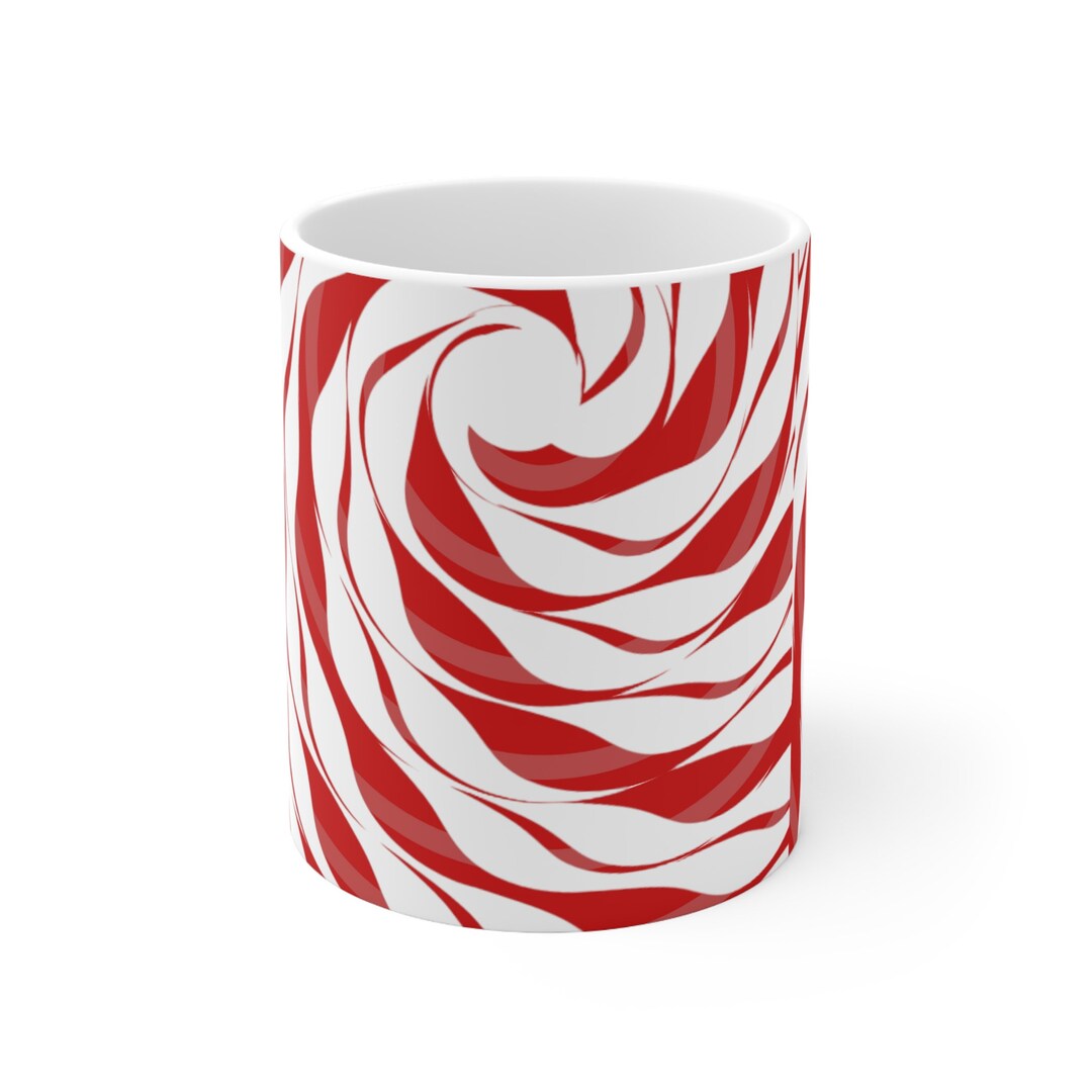 Christmas Candy Cane Mug Festive Holiday Drinkware for Joyful ...