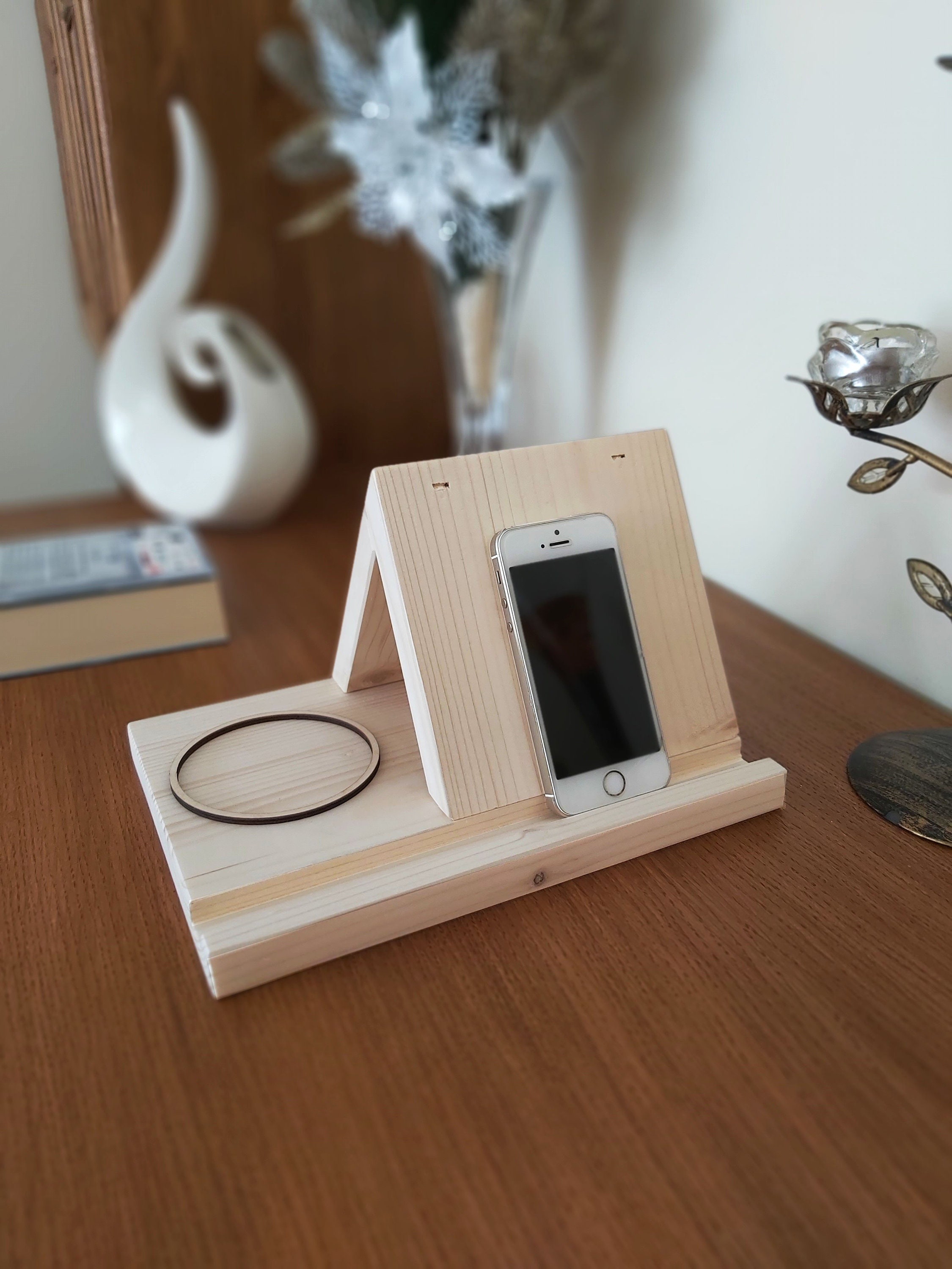 Personalized Engraved Wooden Elegant Book Stand, Book House Holder ...