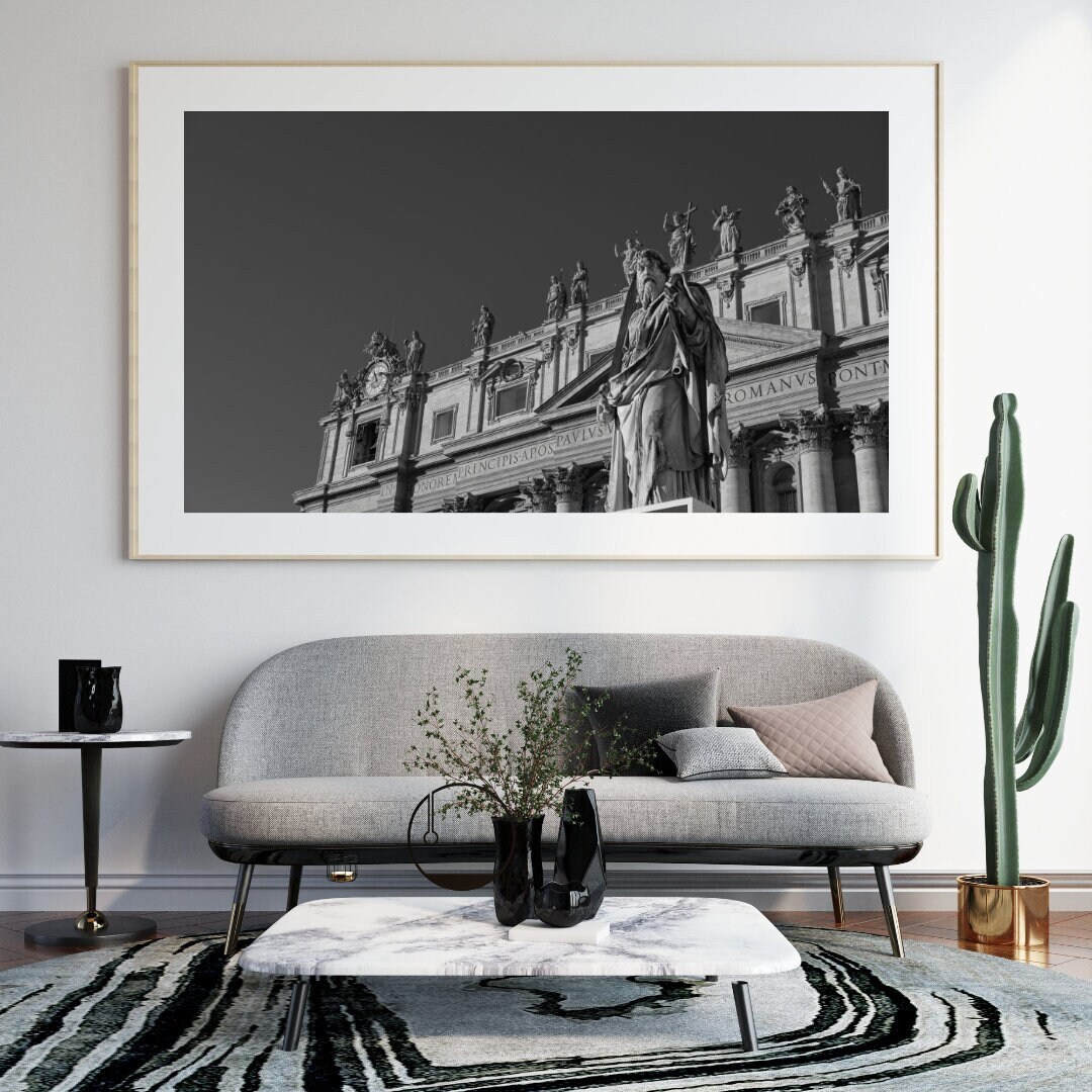 Statue of St Peter, Ancient Architecture, Italy Wall Art, Ancient ...
