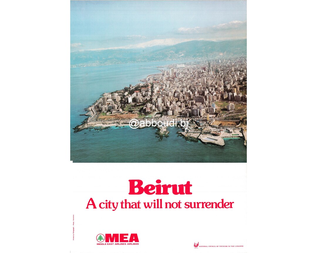 Beirut a City That Will Not Surrender - Etsy