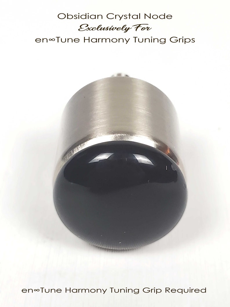 Balanced Black Onyx Crystal Node | Easy-on Easy-off | Balancing Tuning ...