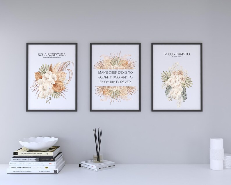 5 Solas the Five Solas of the Reformation Printable Christian Reformed ...