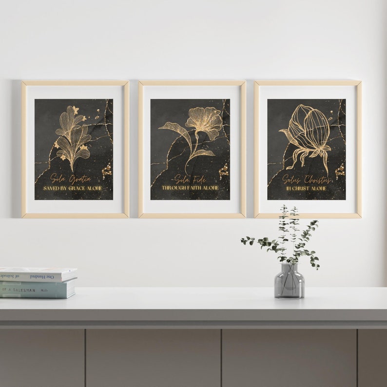 5 Solas of the Reformation- the Five Solas Reformed Theology Christian ...