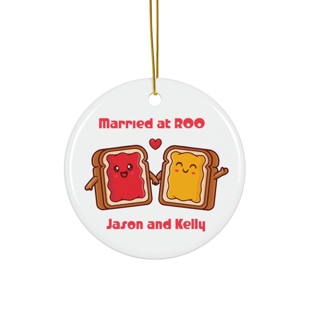 Personalized Bonnaroo-themed Christmas Ornament | Engaged or Married at ...